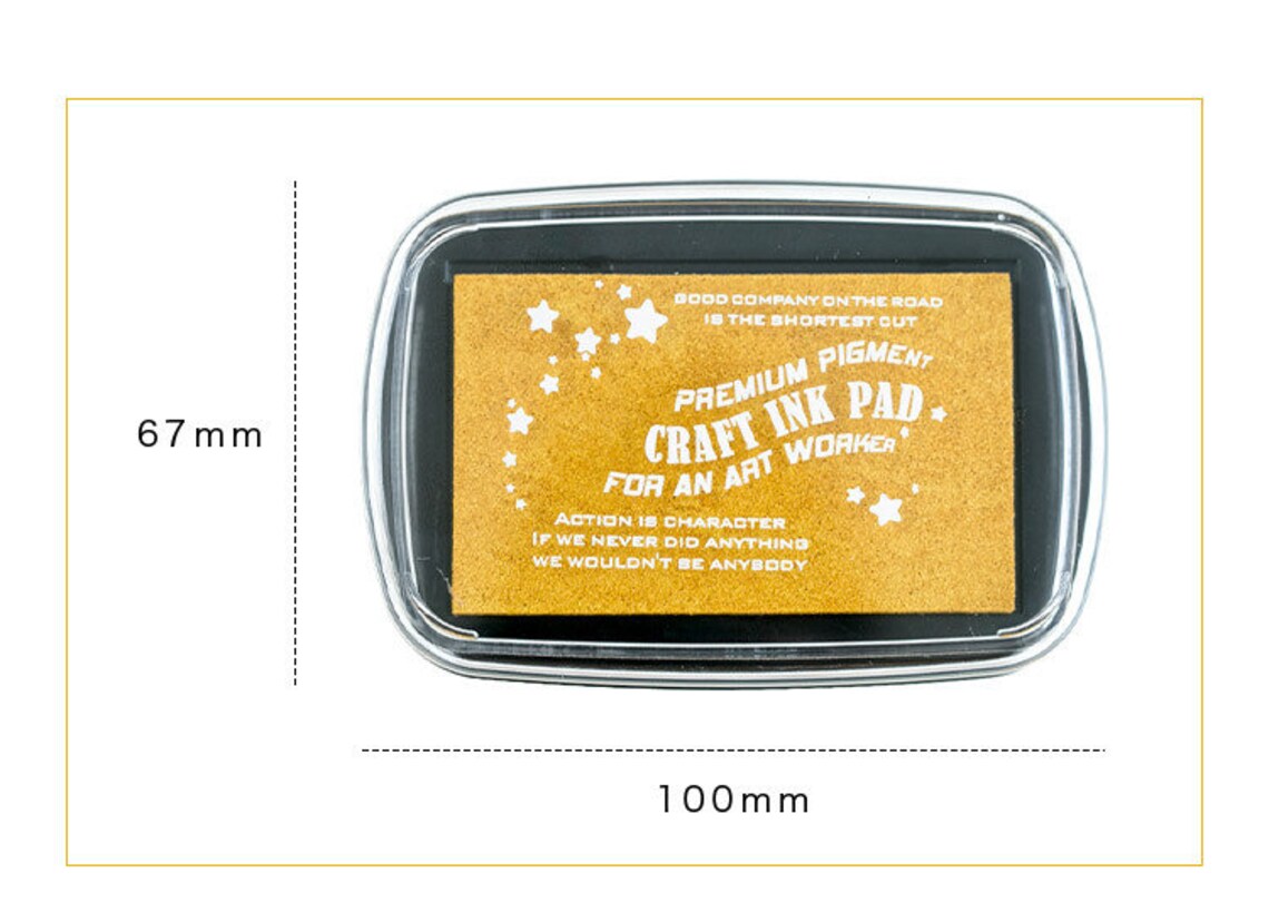 6 Colors Metallic Pigment Craft Ink Pads. Pigment Craft Ink | Etsy