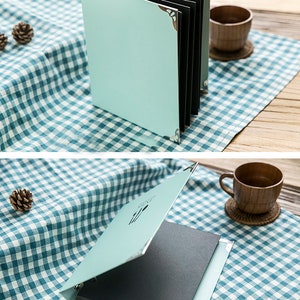 Blue Cover Handmade Menu Book, Ring Binder Restaurant Menu, Bakery Menu ...