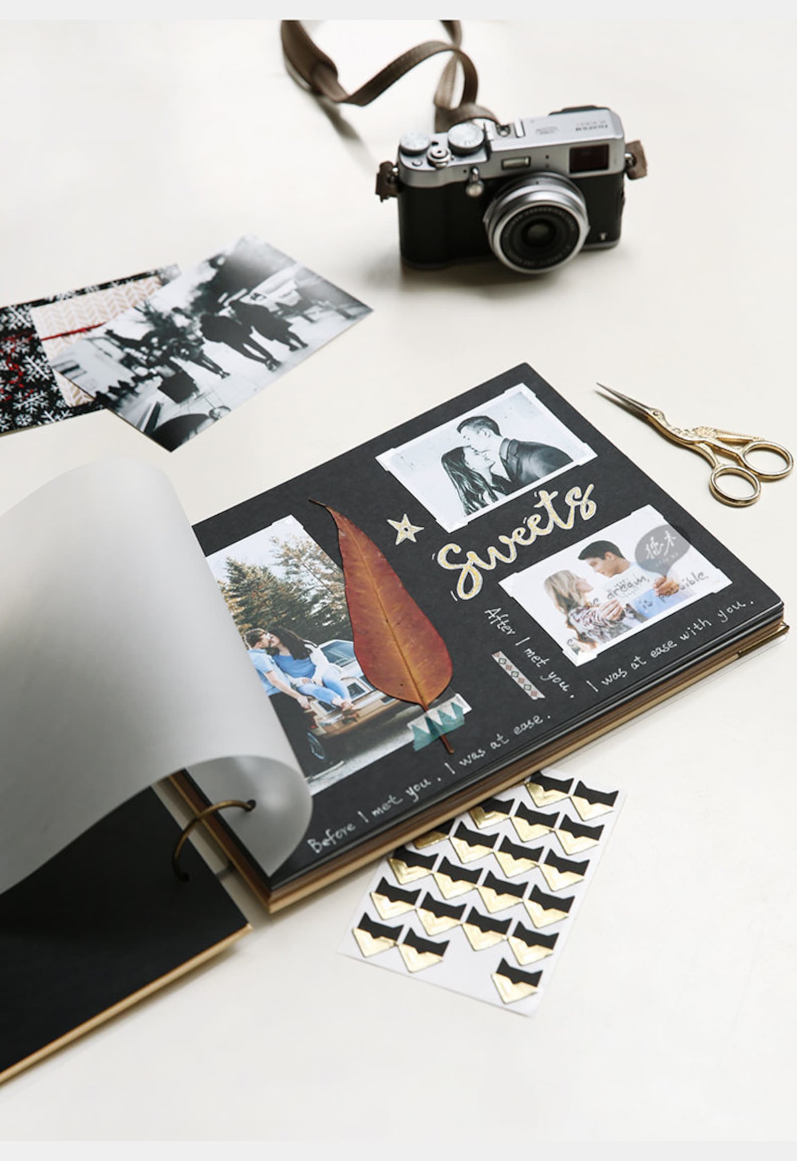 A4 Scrapbook Photo Album 40 Page. Wedding Scapbook. Sketch Book ...