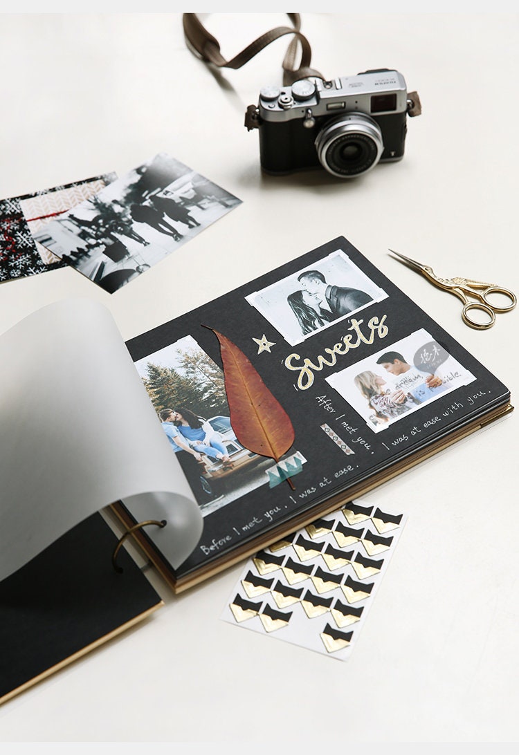 A4 Scrapbook photo album 40 page. Wedding Scapbook. Sketch | Etsy