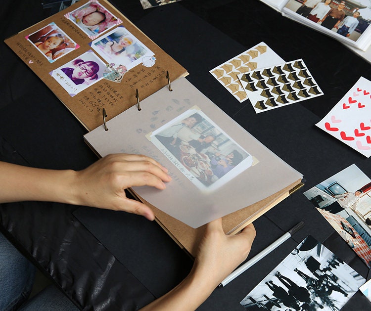 A4 Scrapbook photo album 40 page. Wedding Scapbook. Sketch | Etsy