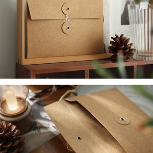 Kraft Envelopes Personalized Rustic Greetings Decoration Stationery ...
