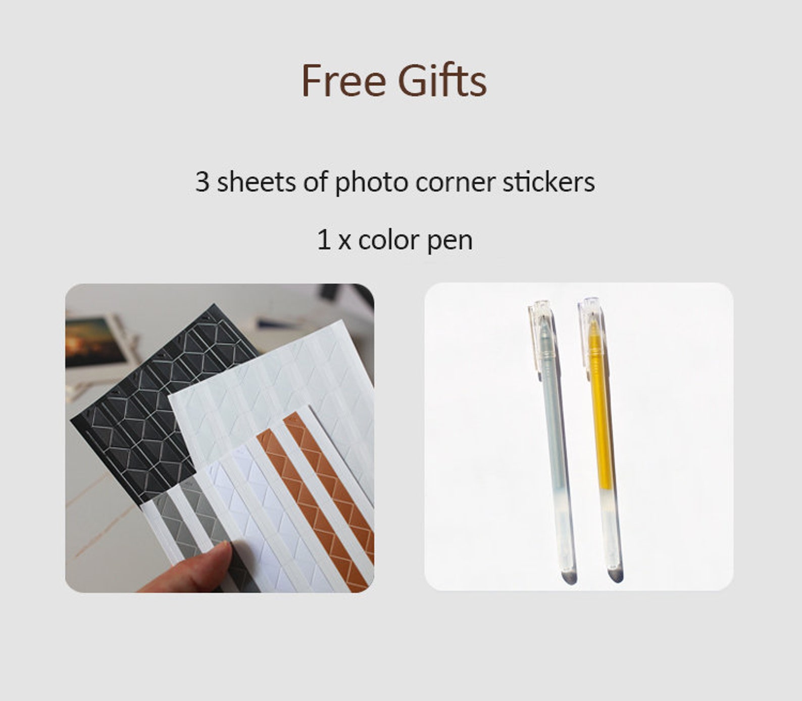 Blank Ring Binder Kraft Scrapbook Album Leather Bound 66 Pages. Wedding ...