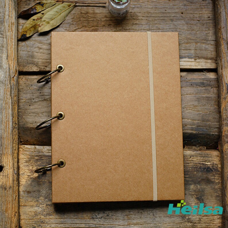 Extra Large Ring Binder Photo Album 76 Pages Kraft