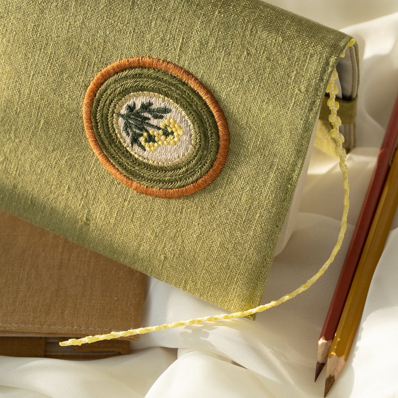 Daisy Calendula Journal Cover Embroidery A5 B6 A6 Notebook - Etsy