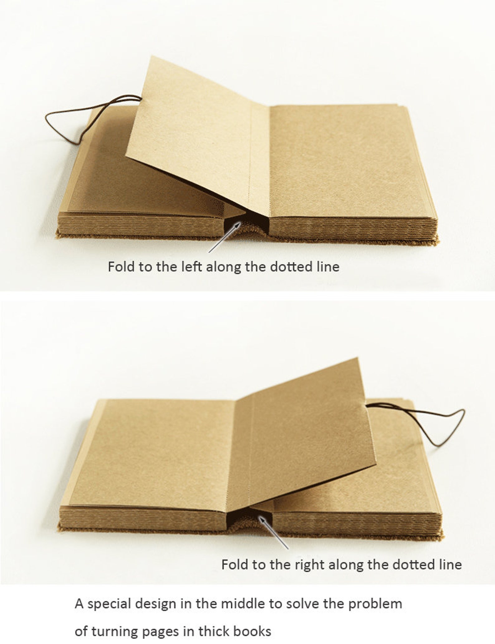 Thick Kraft Brown Paper Notebook Blank Notebook Journal - Etsy