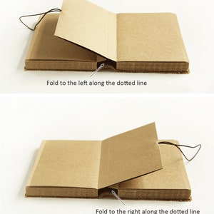 Thick Kraft Brown Paper Notebook Blank Notebook Journal Scrapbook ...
