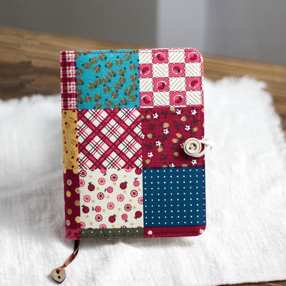 Handmade Patchwork Cloth Notebook Journal A5 A6 Thread-bound - Etsy