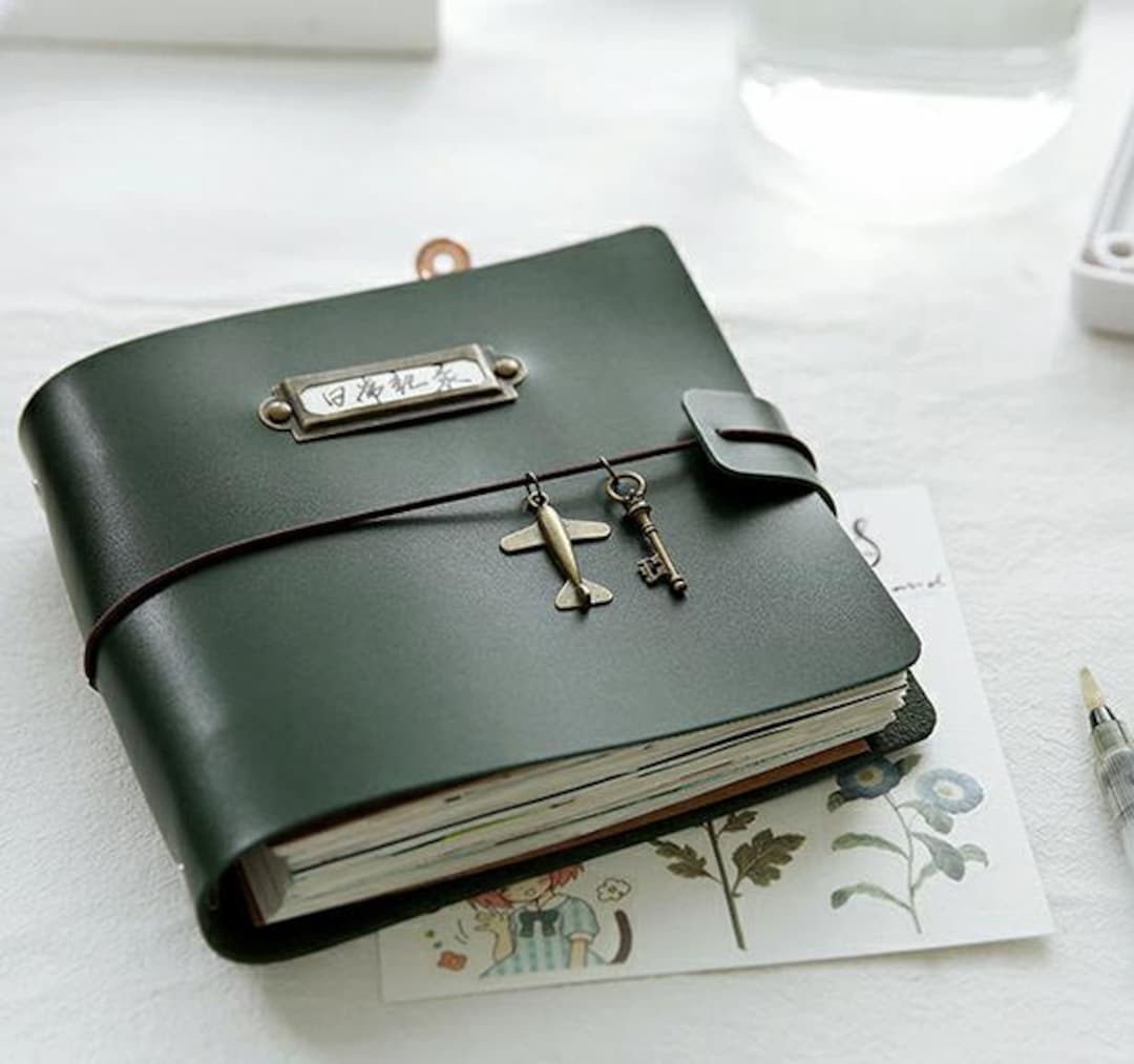 Small Size Handmade Watercolor Sketchbook Portable PU Cover Scrapbook ...