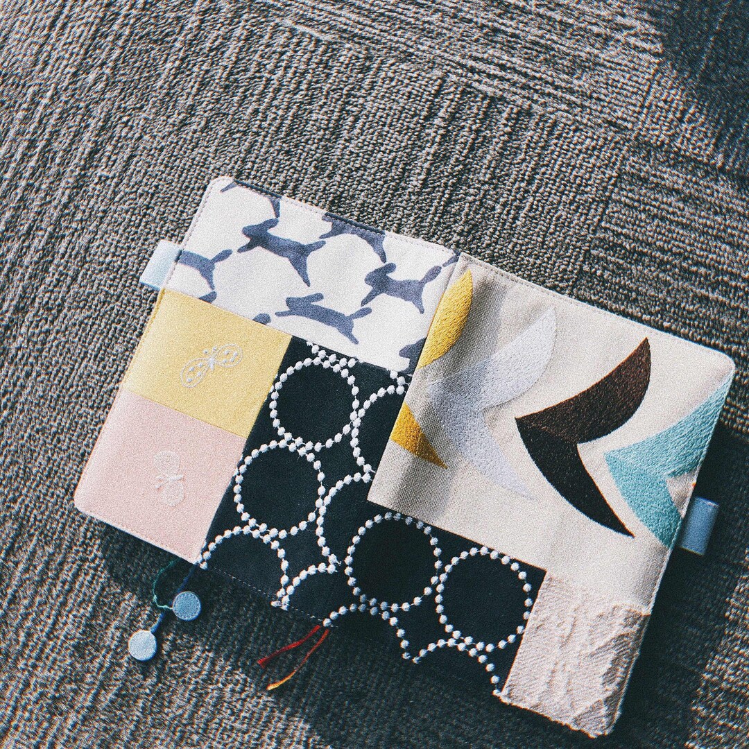 Vintage Patchwork Notebook Covers Custom Japanese Style Embroidery ...