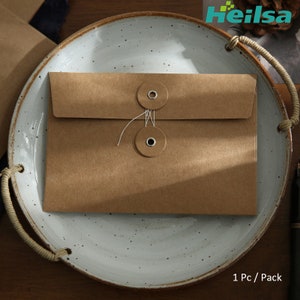 Kraft Envelopes Personalized Rustic Greetings Decoration Stationery ...