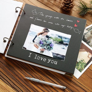 Ring Binder Scrapbook Album. Ribbon Album. Handmade Photo Album. Memory ...