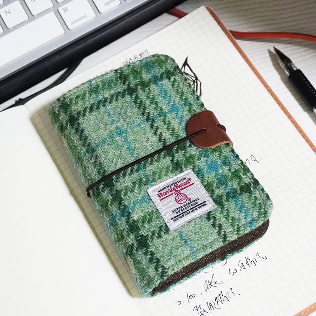 M5 Personalized Notebook Mini Woolen Tweed Travel Journal Retro ...