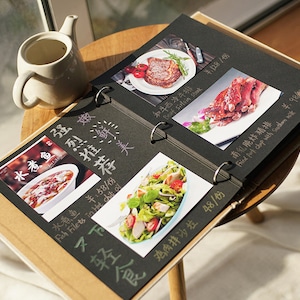 Handmade Restaurant Menu Book, Bakery Menu, Wedding Scrapbook, Wine ...