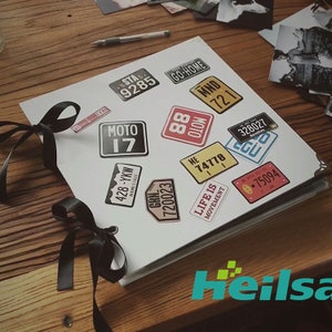 13'' Large Pocket Scrapbook Album. Ribbon Photo Album. Wedding ...