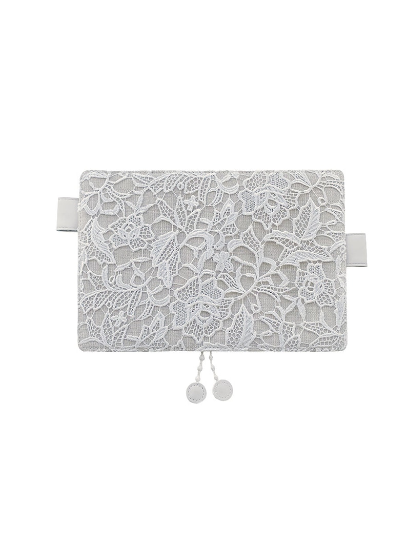 Rose Lace Journal Vintage White Lace Fabric Notebook Cover - Etsy