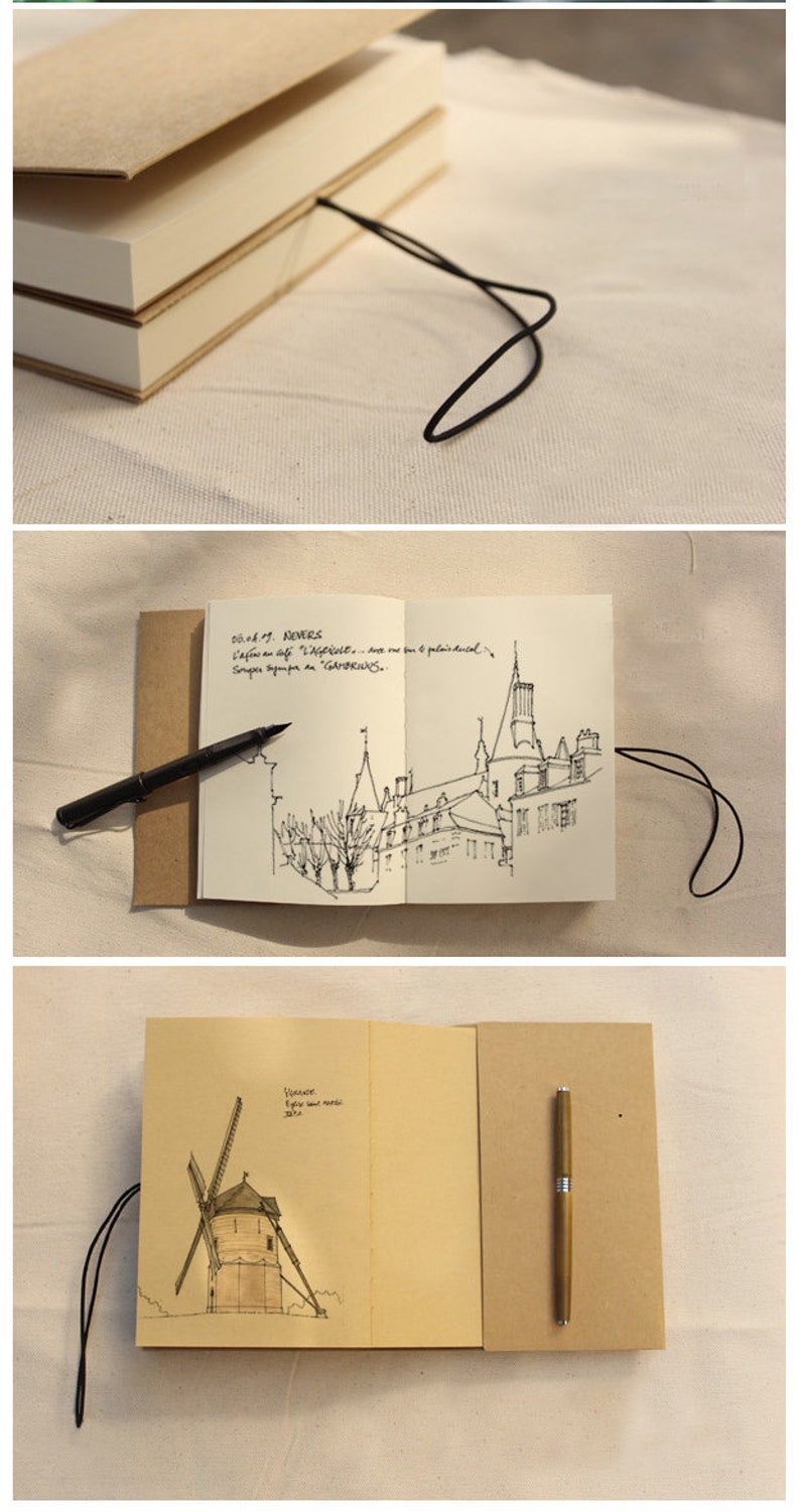 Thick Kraft Brown Paper Notebook Blank Notebook Journal - Etsy