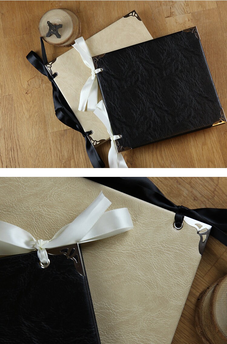 Personalized Leather Scrapbook 12x12. Photo Scrapbook Album | Etsy