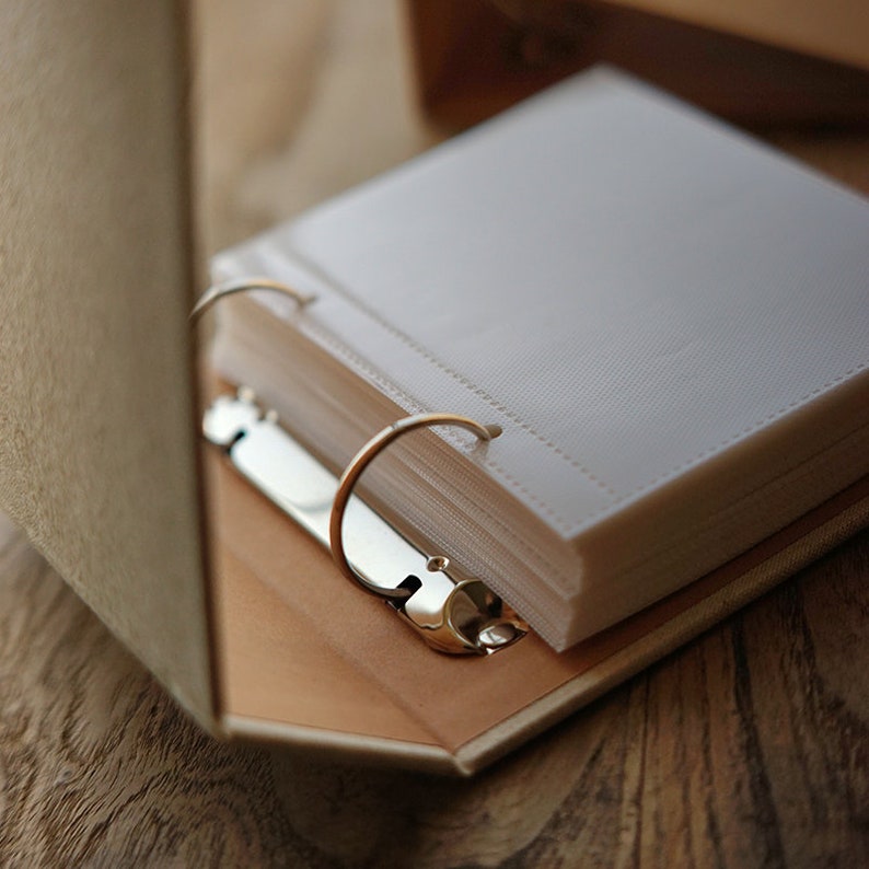 Personalized Elegant 4x6 Photo Album Set for 100 Photos Linen - Etsy