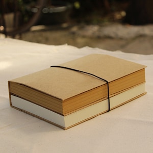 Thick Kraft Brown Paper Notebook Blank Notebook Journal Scrapbook ...