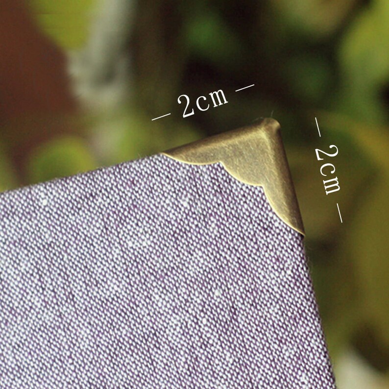 Scrapbook Albums Corner Protectors Bronze Silver Corners Metal | Etsy