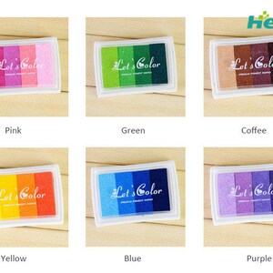 Multipurpose Ink Pad, Stamp Ink Pad, Craft Ink Pad, Colorful Ink Pad ...