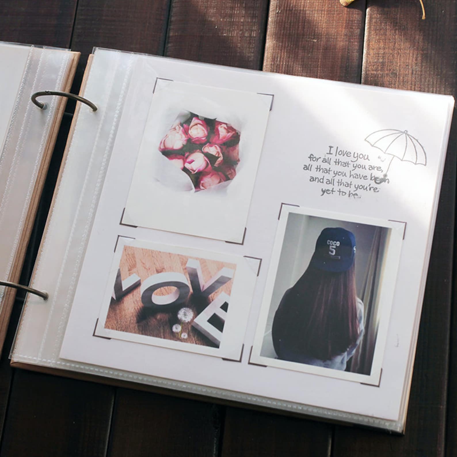 Custom Ring Binder Wedding Scrapbook. 60 Page Travel | Etsy