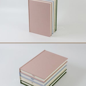 Personalized Embroidery Linen Notebook Journal Hard Cover Large ...