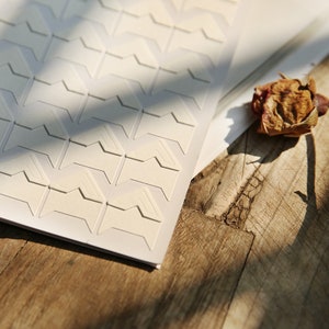 Kraft Paper Photo Mounting Corners Self Adhesive 24 Pcs/sheet 6 Colors ...