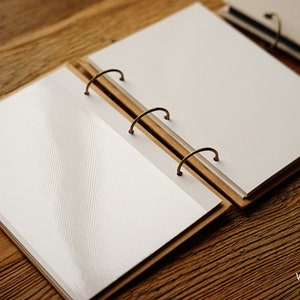 Personalized Loose-leaf Self-adhesive Photo Album Ring Binder Kraft ...
