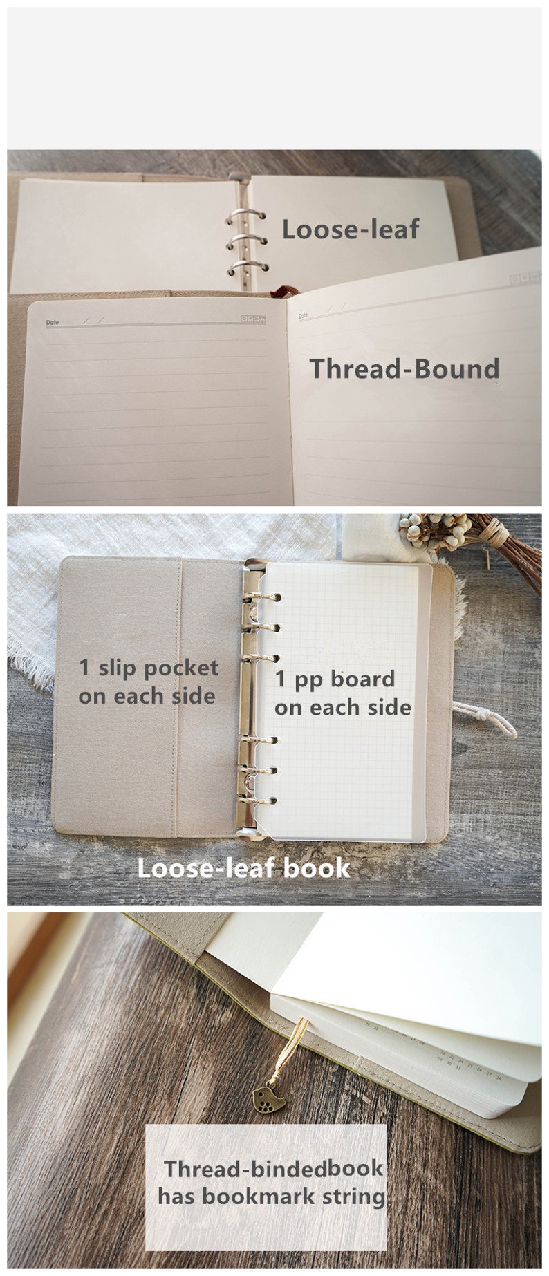 Embroidery Leaf Cloth Notebook Literary Handmade Journal A5 A6 - Etsy