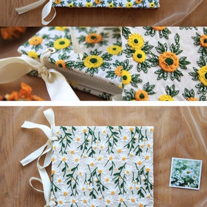 Vintage Floral Photo Scrapbook Album 12x12, 8x11, 8x8 Handmade Fabric ...