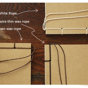 Blank Retro Thread-bound Notebook, Journal, Guest Book, Memory Book ...