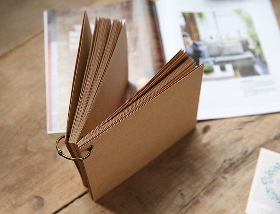 A5 100 Pages Scrapbook Album / Wedding Guestbook / Sketch Book ...