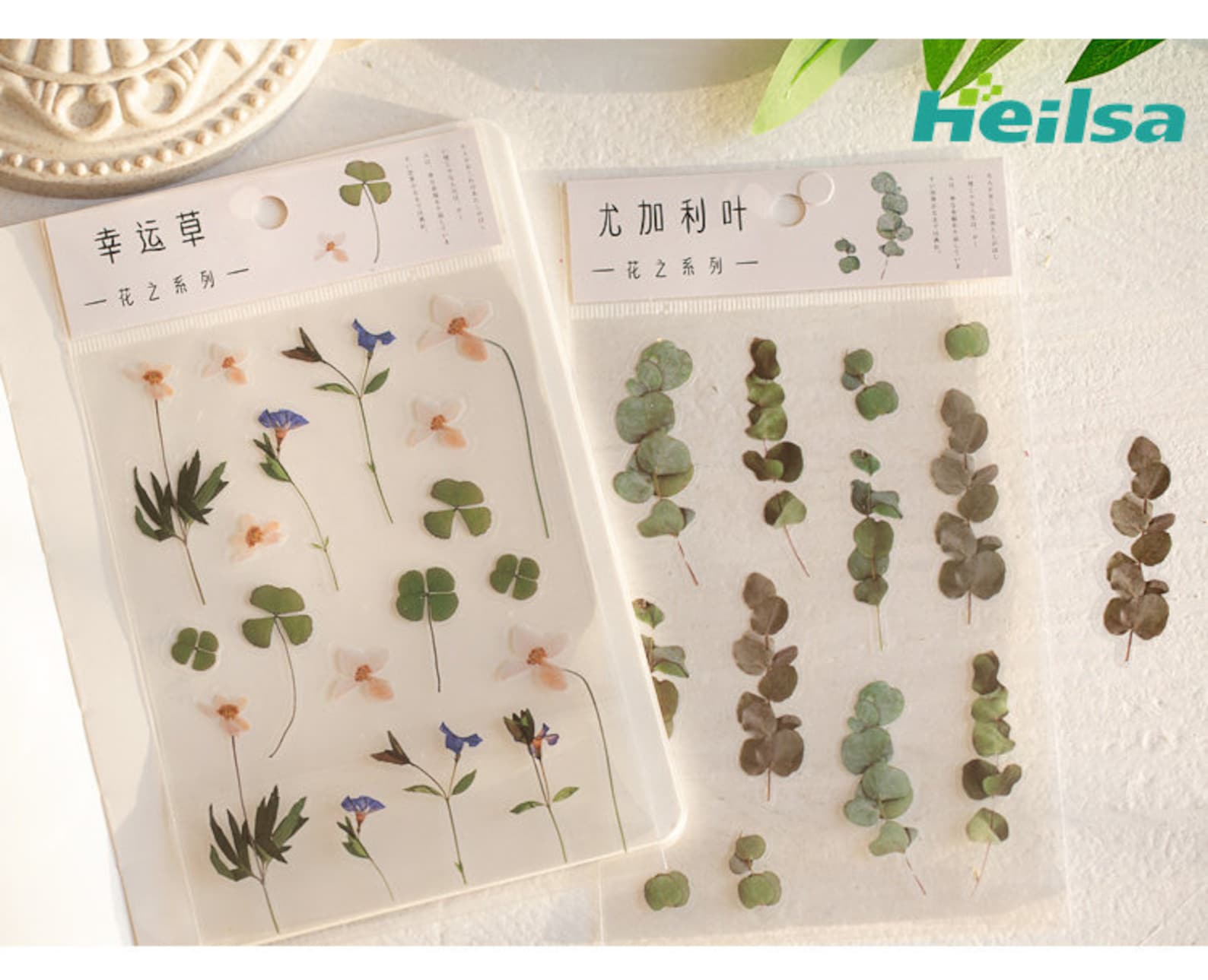 Nature Flower Stickers Decor Plant Sticker Clear Planner - Etsy