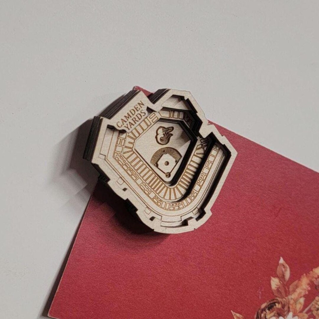 Professional Baseball Stadium Magnet - Laser Cut - Wooden - Etsy