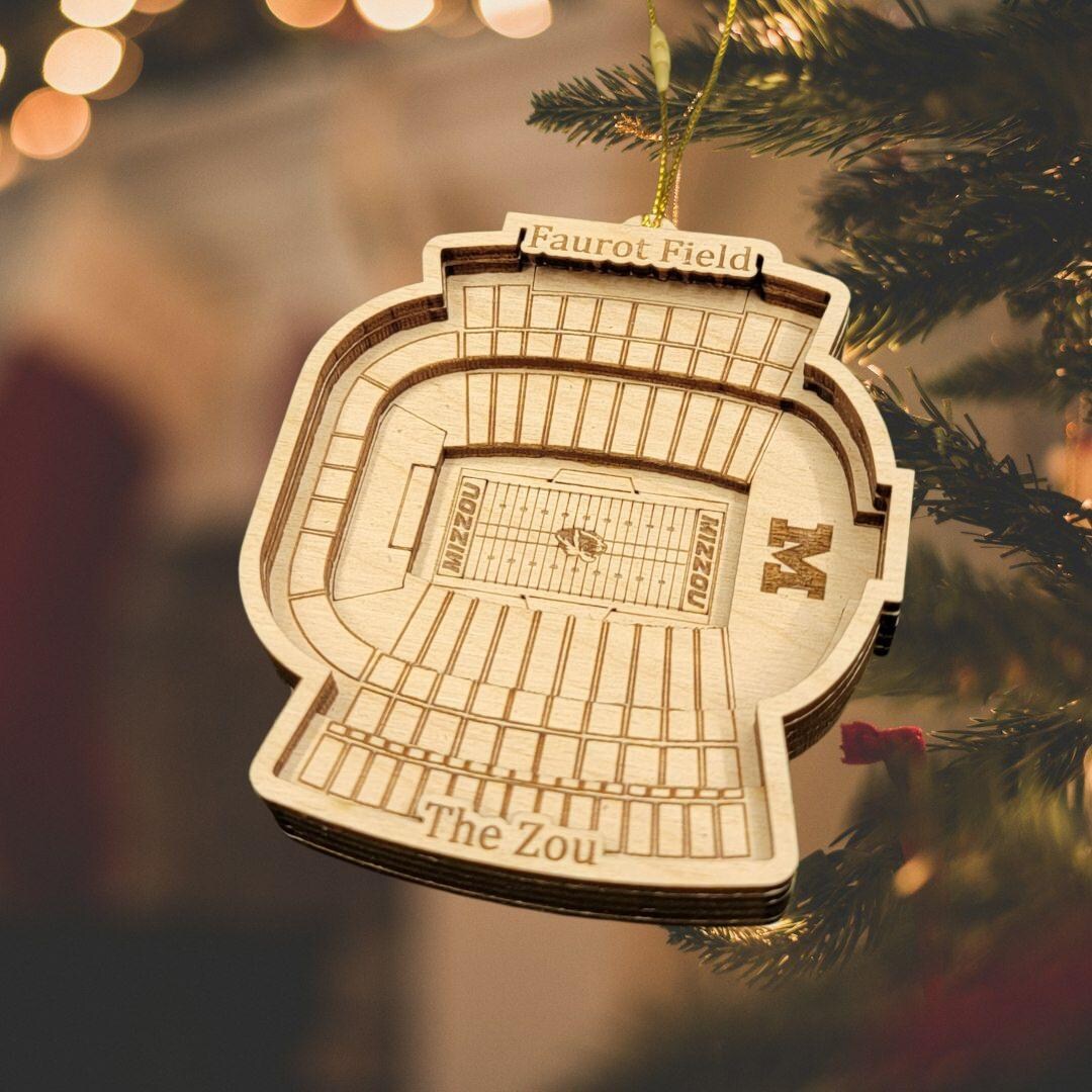 Faurot Field - College Football Stadium 3D Ornament - the Zou - Laser ...