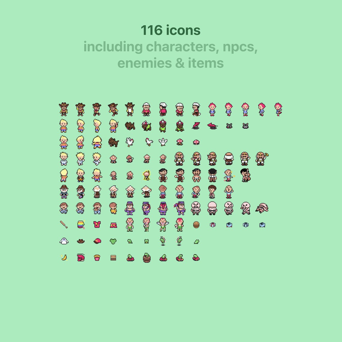 Mother 3 App Icon Pack / Wallpapers & Widgets / Pixel Game / Ios ...