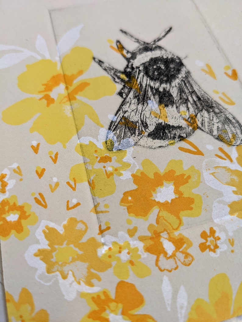 Guardian Original Print Etching & Screen Print Rhianna Catt - Etsy