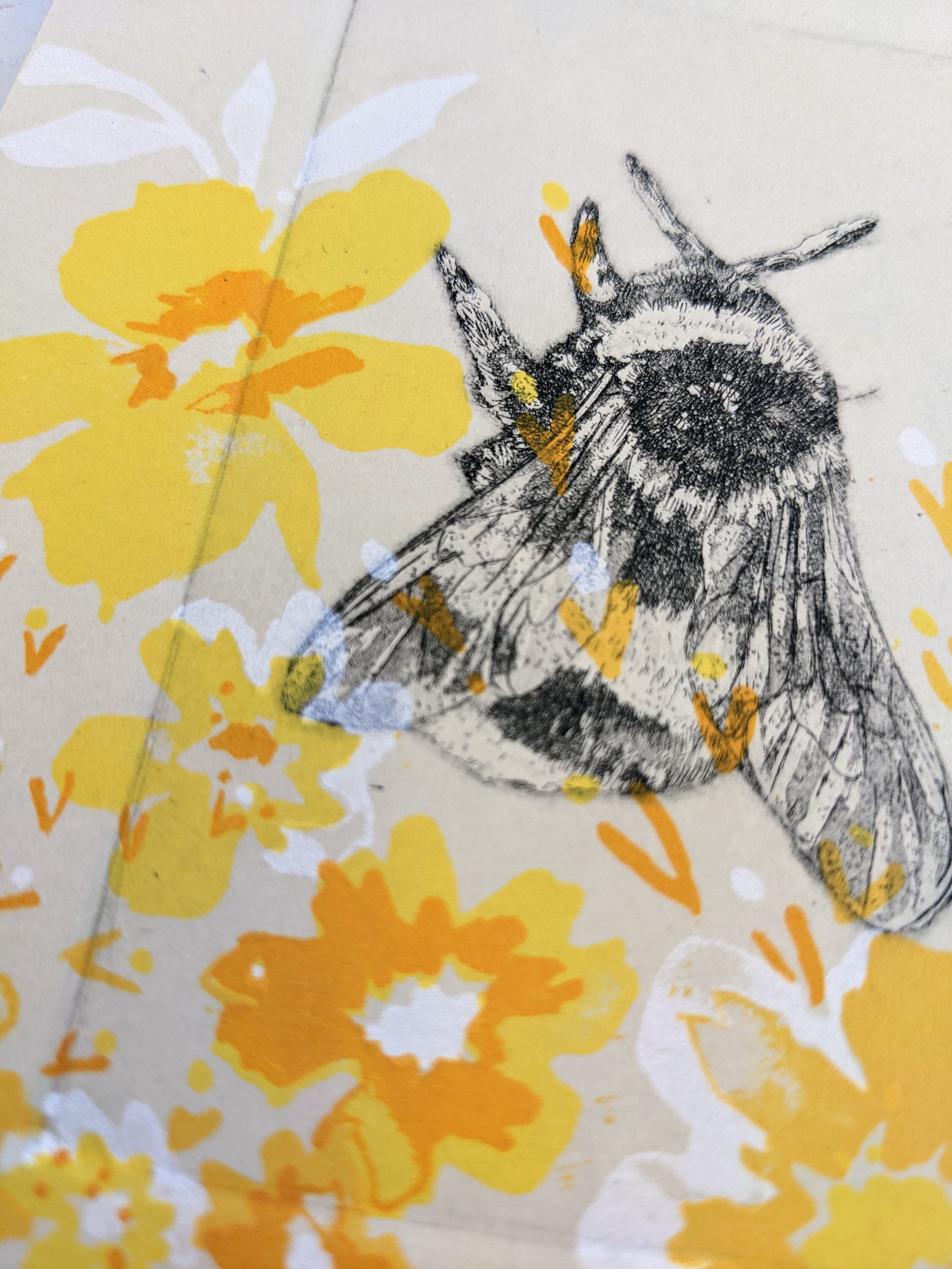 Guardian Original Print Etching & Screen Print Rhianna Catt - Etsy