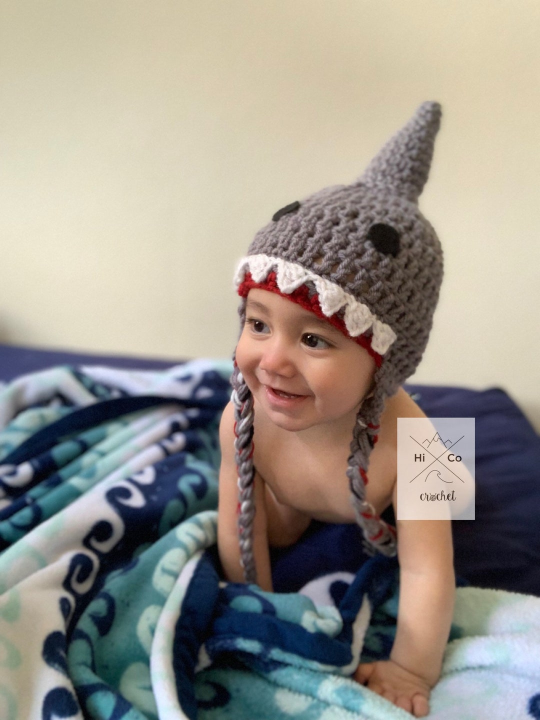 Shark Baby Set, Baby Shark Costume, Baby Shark Set, Newborn Photography ...