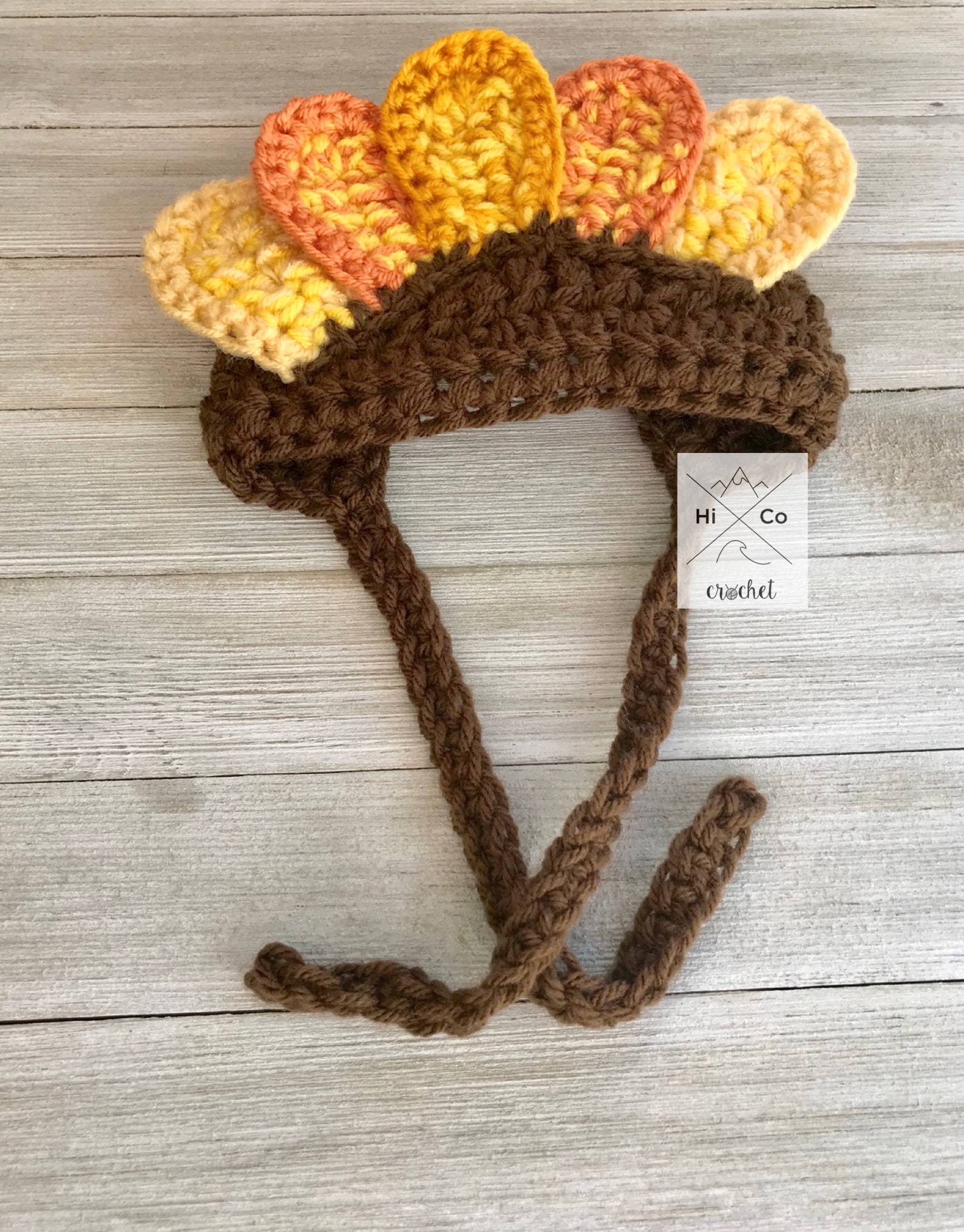 Turkey Hat Crochet Turkey Hat Turkey Bonnet Turkey - Etsy