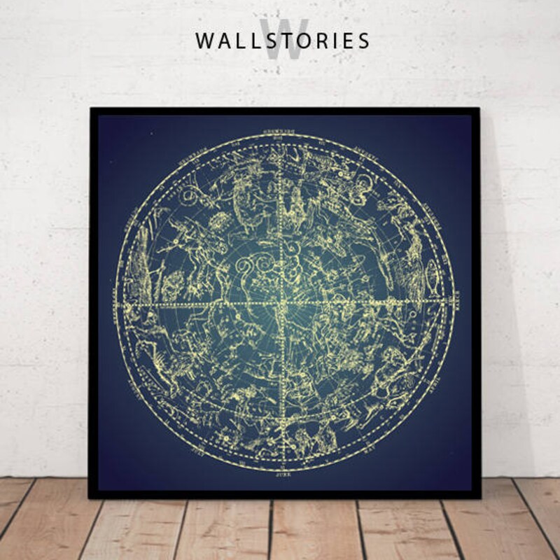 Constellation Poster - Etsy