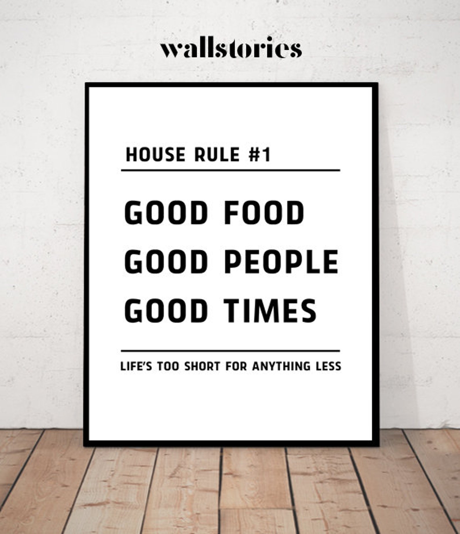 Kitchen Print, Kitchen Poster, Food Quote, Typography Print, Quote ...