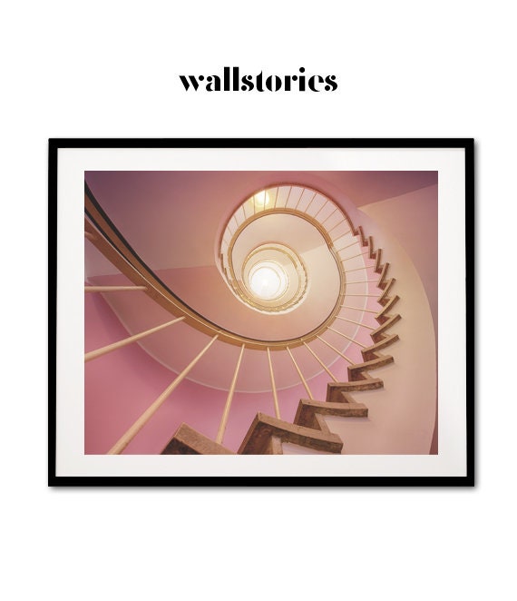 Spiral Stair Print, Architecture Poster, Architect Decor, Spiral ...