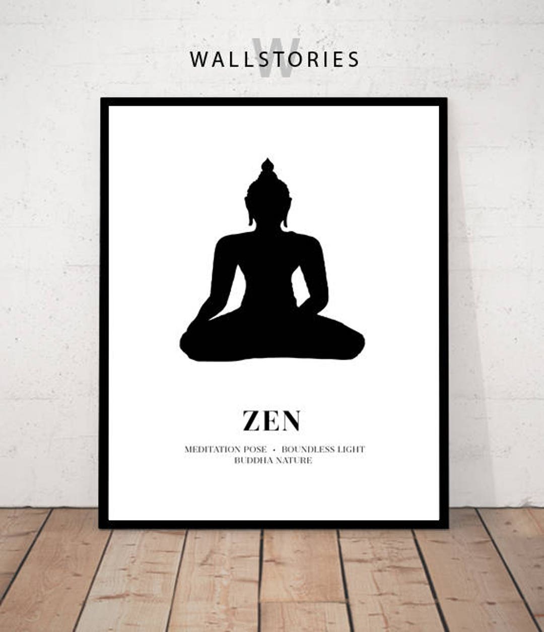 Buddha Print, Zen Decor, Buddha Art, Meditation Print, Buddha, Zen ...