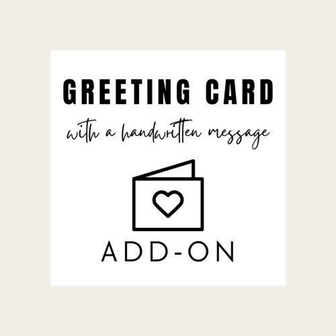 Direct to Recipient Card, Handwritten Greeting Card, Send Directly Add ...