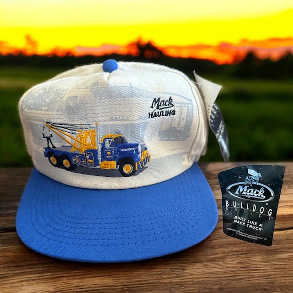 Vintage Mack Trucks Transport Snapback Hat Trucker Ad… - Gem