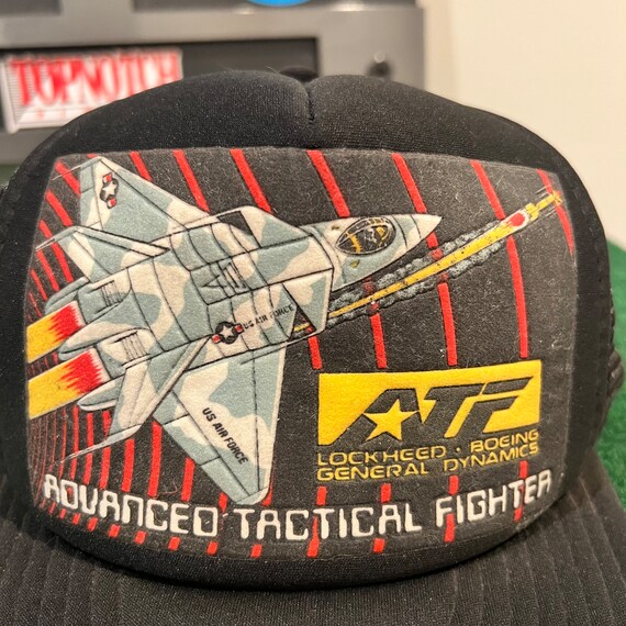 Vintage Advanced Tactical Fighter Snapback Hat Adjust… - Gem