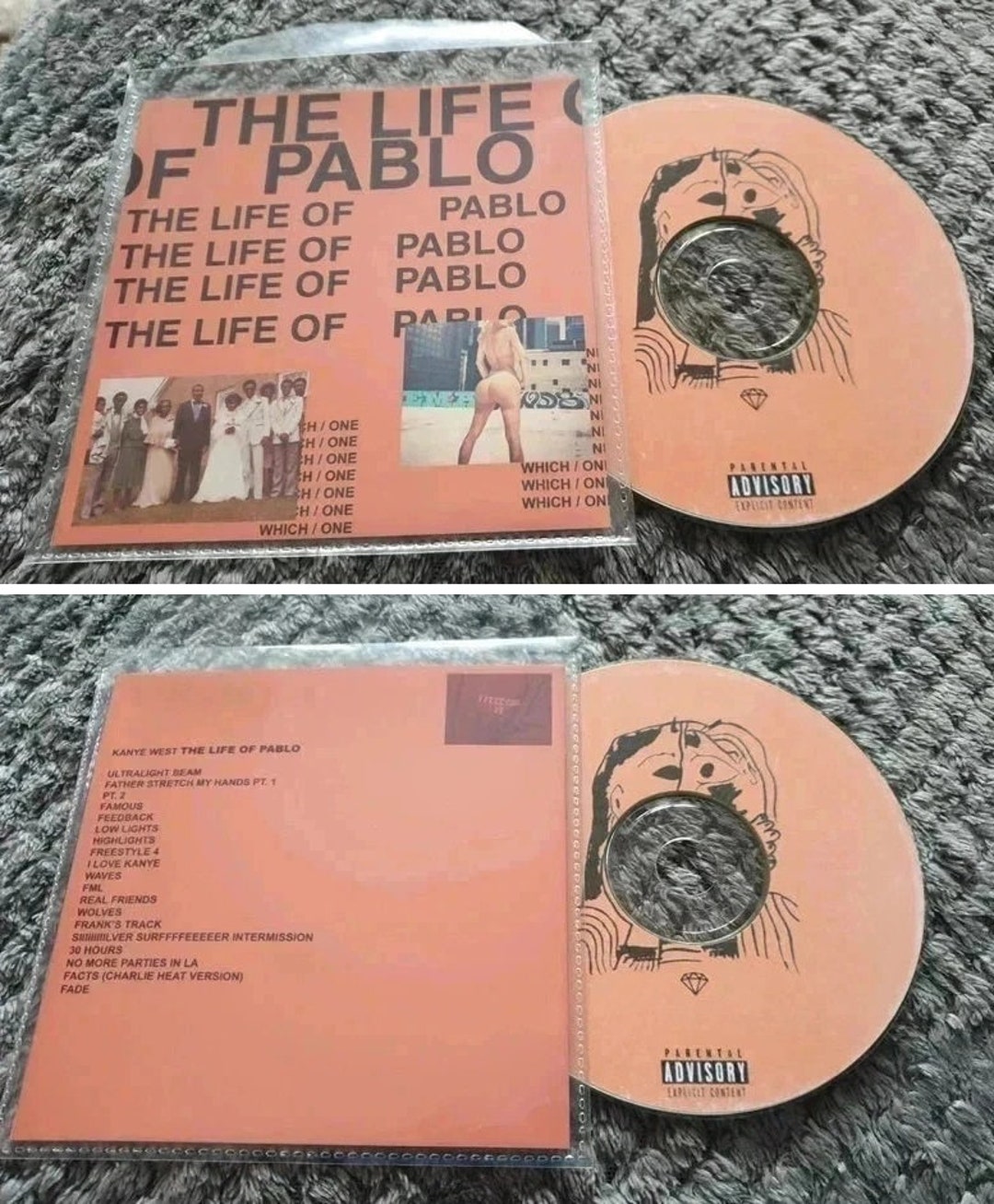 Kanye West the Life of Pablo on CD. TLOP. Free UK Post. - Etsy Australia